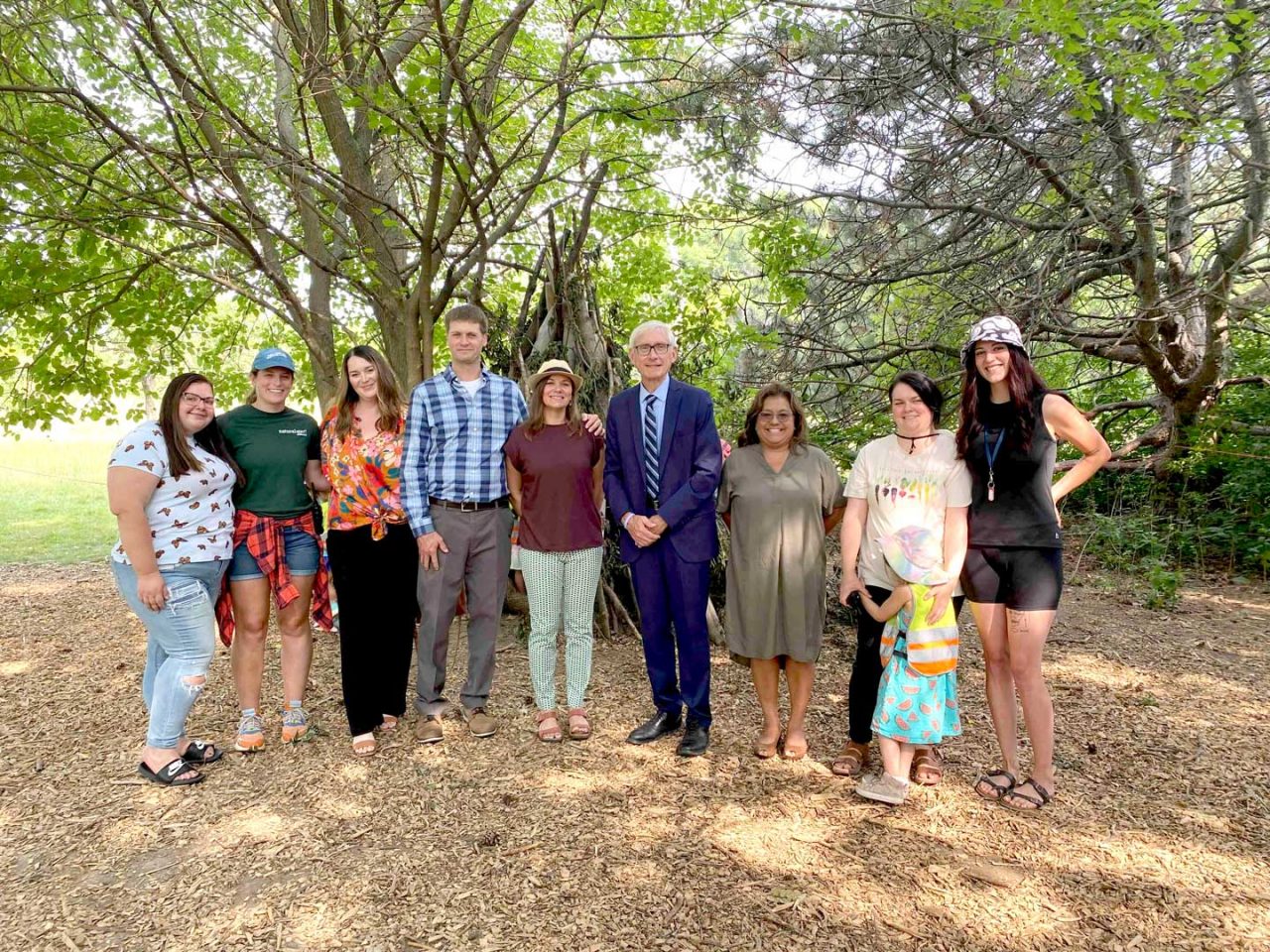 Governor Tony Evers Speaks at Tiny Green Trees – Tiny Green Trees